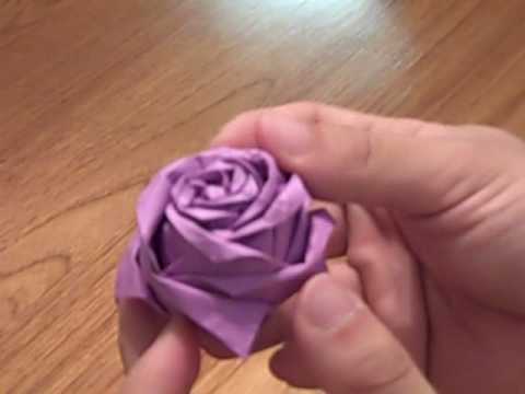 Tutorial rosas de origami - Imagui