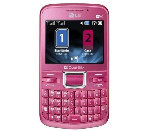 Celular LG rosa - Imagui