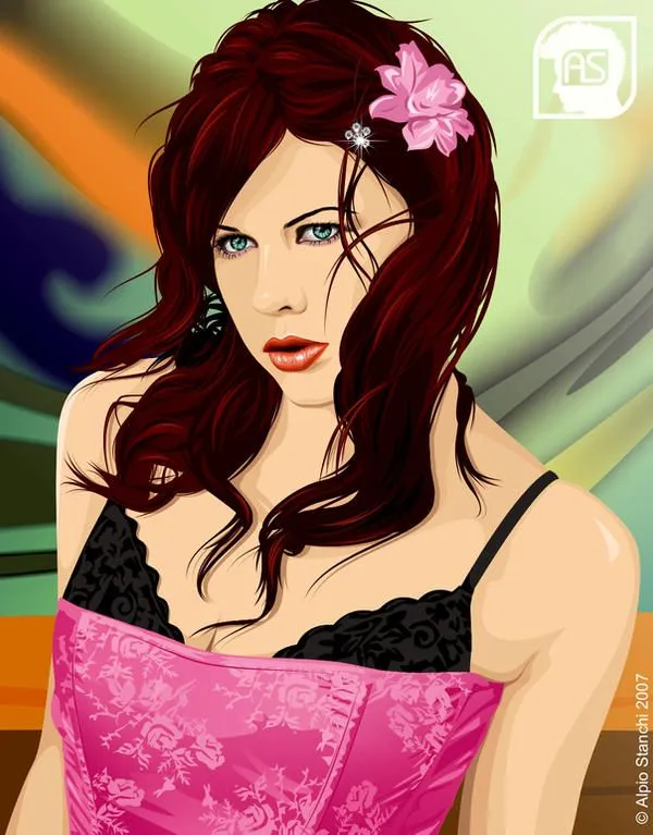 Rostro vectorizado - Imagui