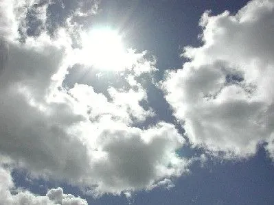 Nubes con sol - Imagui