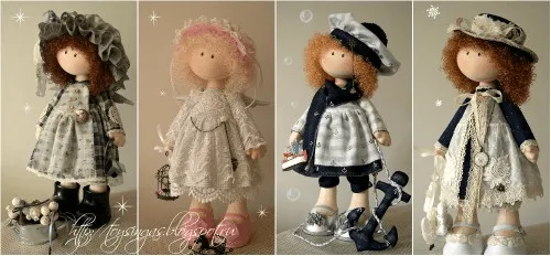 Muñequitas de migajon - Imagui