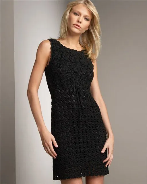 Como hacer vestidos de crochet - Imagui