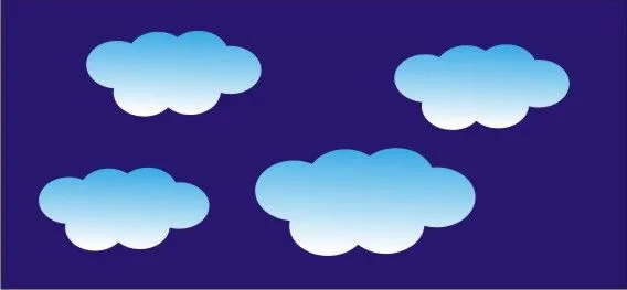 Dibujo de nubes - Imagui