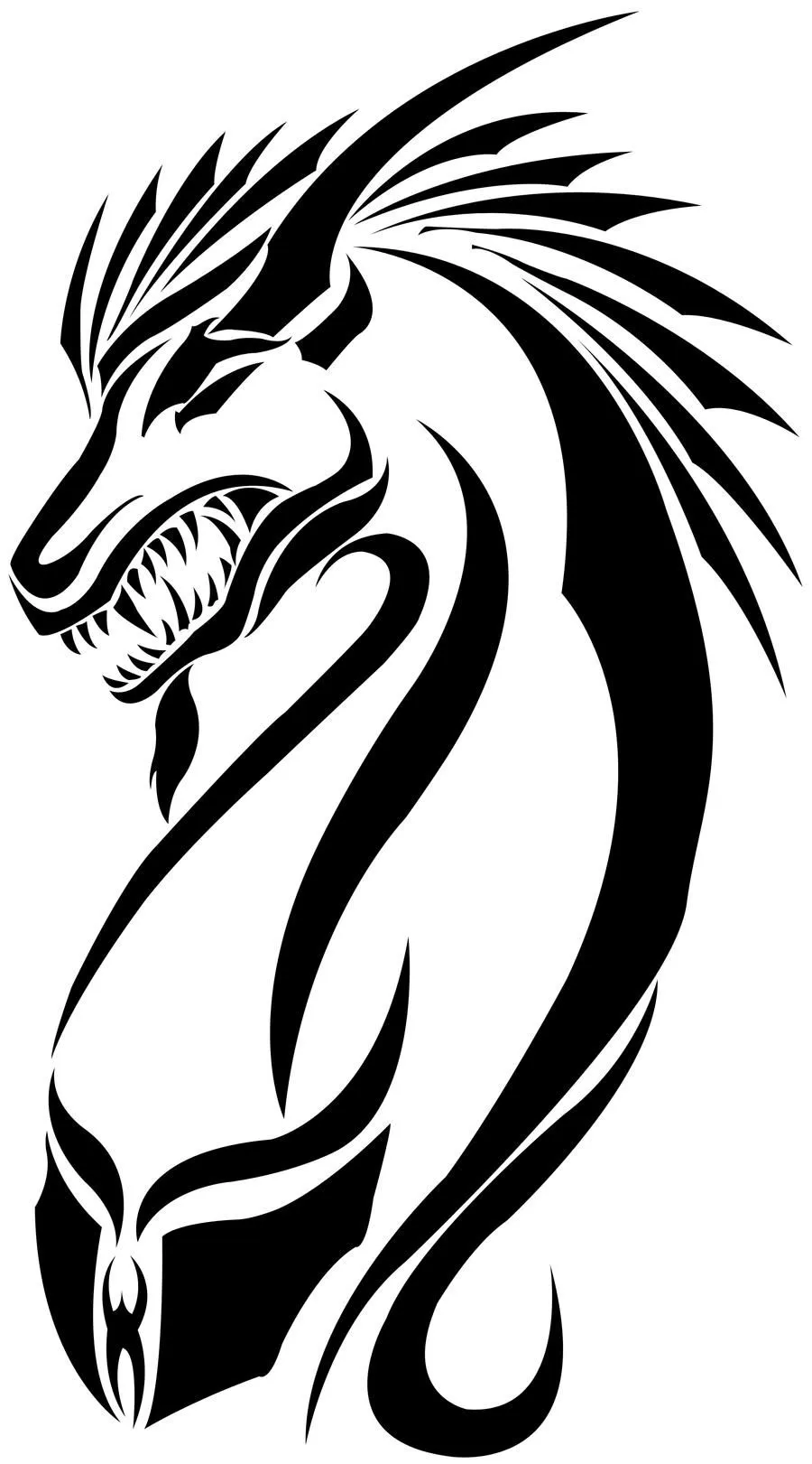 Dragones en tribal - Imagui