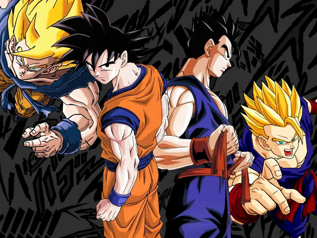 Goku y gohan - Imagui