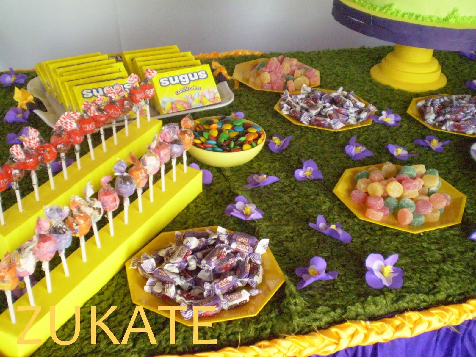 Mesa tematica de rapunzel - Imagui